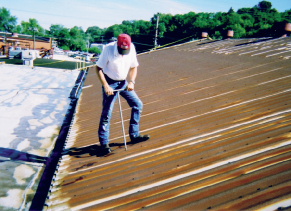 What is the typical* ASTEC Re-Ply System for converting metal roofs?